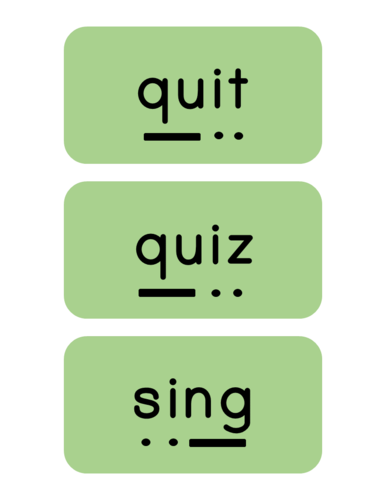 RWI Set 1 Green Word Flashcards for Phonics Mastery: Practice Decoding ...