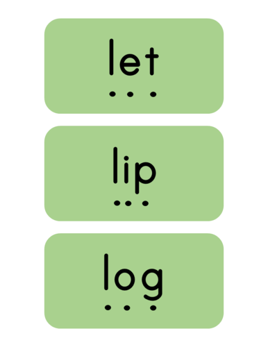 RWI Set 1 Green Word Flashcards for Phonics Mastery: Practice Decoding ...