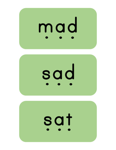 RWI Set 1 Green Word Flashcards for Phonics Mastery: Practice Decoding ...
