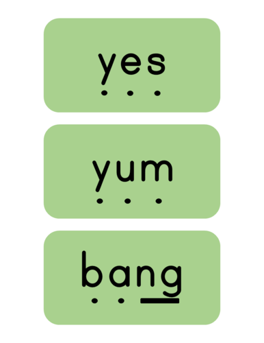 RWI Set 1 Green Word Flashcards for Phonics Mastery: Practice Decoding ...