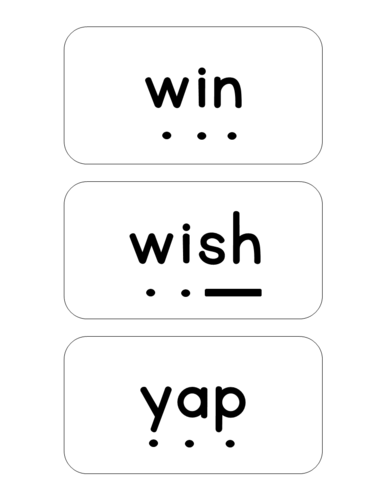 RWI Set 1 Green Word Flashcards for Phonics Mastery: Practice Decoding ...
