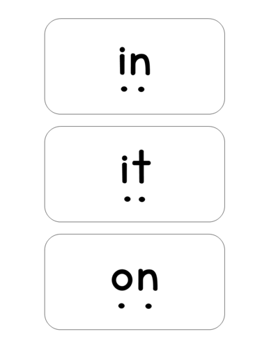 RWI Set 1 Green Word Flashcards for Phonics Mastery: Practice Decoding ...