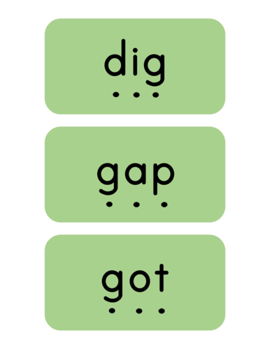 RWI Set 1 Green Word Flashcards for Phonics Mastery: Practice Decoding ...
