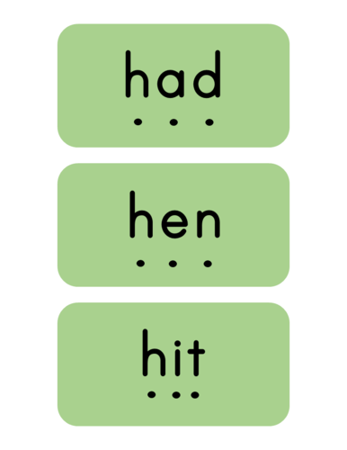 RWI Set 1 Green Word Flashcards for Phonics Mastery: Practice Decoding ...