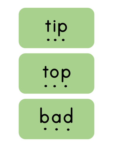 RWI Set 1 Green Word Flashcards for Phonics Mastery: Practice Decoding ...
