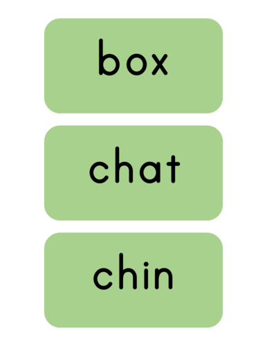 RWI Set 1 Green Word Flashcards for Phonics Mastery: Practice Decoding ...