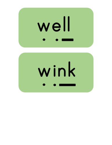 RWI Set 1 Green Word Flashcards for Phonics Mastery: Practice Decoding ...