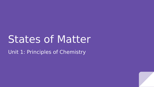 States of Matter Lesson - Engaging PowerPoint & Worksheet - AQA ...