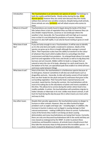 Y4 Non-chronological Reports | Teaching Resources