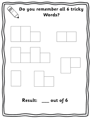 Year 1/ Reception - Phase 2 tricky word activity book | Teaching Resources