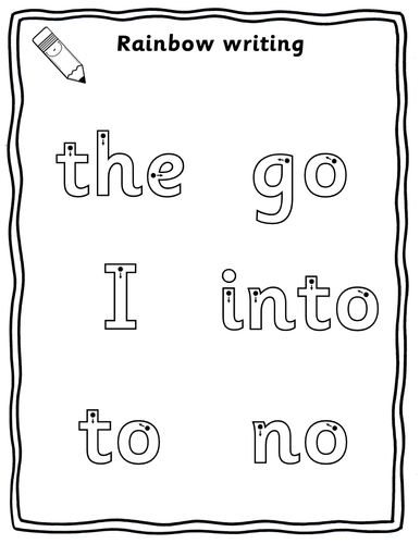 Year 1/ Reception - Phase 2 tricky word activity book | Teaching Resources