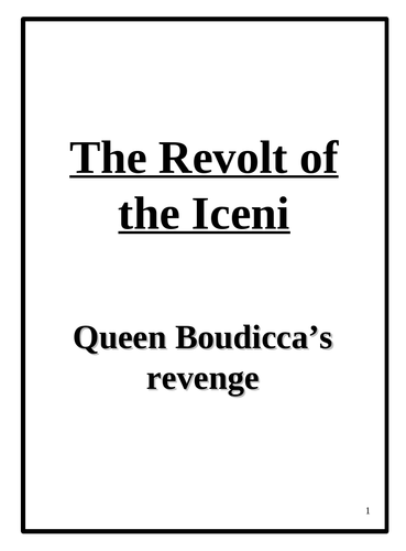 The Romans - Queen Boudicca! | Teaching Resources