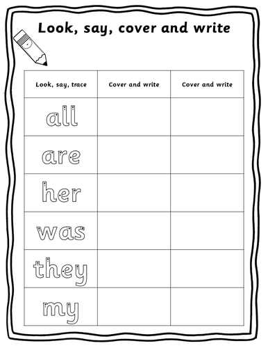 Year 1 / Reception - Phase 3 tricky word activity book | Teaching Resources