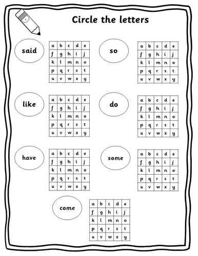 Year 1 / Reception - Phase 4 tricky word activity book | Teaching Resources