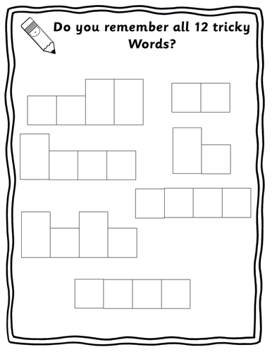 Year 1 / Reception - Phase 4 tricky word activity book | Teaching Resources