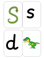 RWI set 1 sound flashcards | Teaching Resources