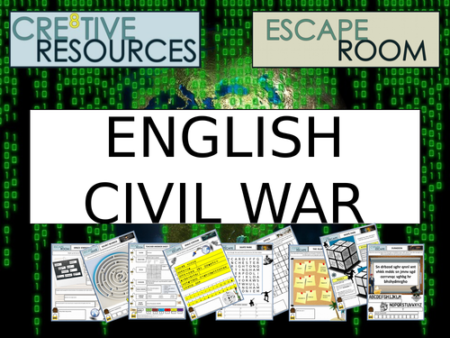 English Civil War History Escape Room | Teaching Resources