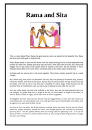 Diwali Story & Storyboard - Rama and Sita | Teaching Resources