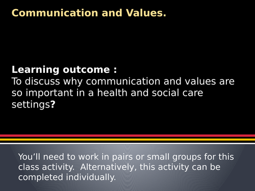 Communication and valueS [Prompt Cards] | Teaching Resources