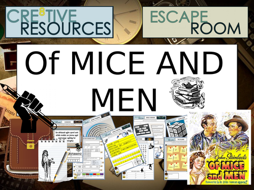 Of Mice and Men Escape Room | Teaching Resources
