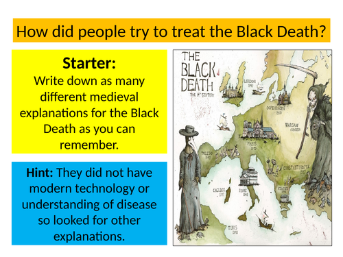The Black Death - 5 Lesson Key Stage 3 Unit | Teaching Resources
