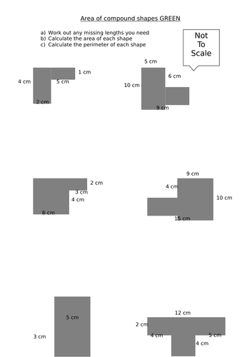 Compound Shapes Area | Teaching Resources