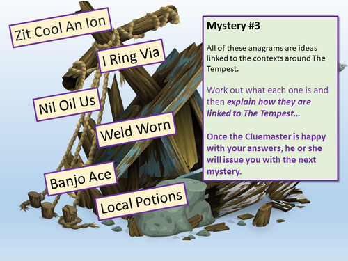 The Tempest Escape Room | Teaching Resources