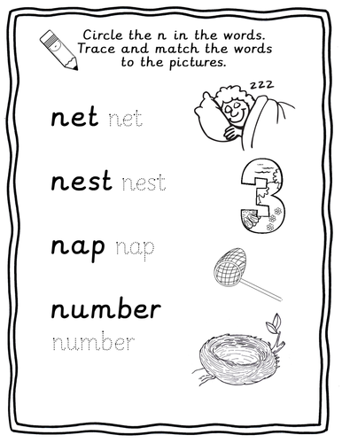 RWI Set 1 Workbook: A Complete Phonics Resource with 111 worksheets ...