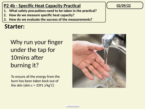 KS4 GCSE Physics AQA P2 Energy Transfer By Heating (Combined Only ...