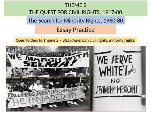 In Search of the American Dream - Unit 2 The Quest for Civil Rights ...