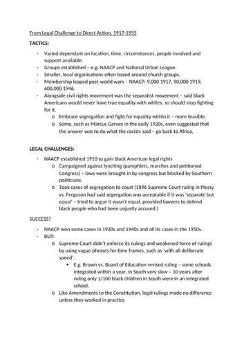 In Search of the American Dream - Unit 2 The Quest for Civil Rights ...