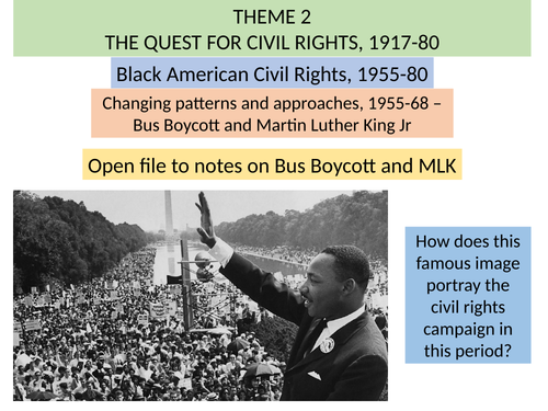 In Search of the American Dream - Unit 2 The Quest for Civil Rights ...