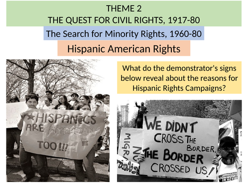 In Search of the American Dream - Unit 2 The Quest for Civil Rights ...