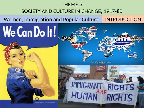 In Search of the American Dream - Unit 3 Society and Culture in Change ...