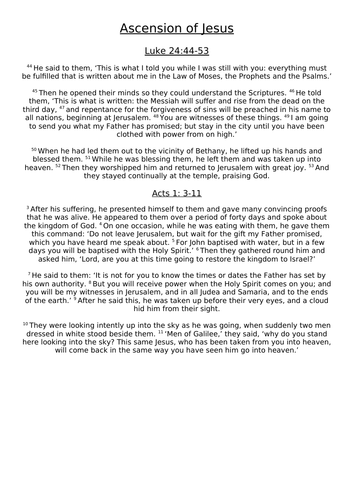 Paschal Mystery | Teaching Resources