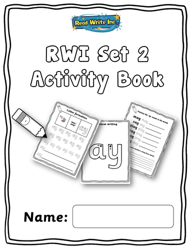 Reception / Year 1 RWI set 2 Phonics Activity Book + Set 2 flashcards ...