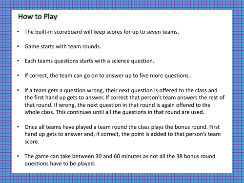 Back to School/End of Year General Knowledge Quiz 1 KS3 | Teaching ...