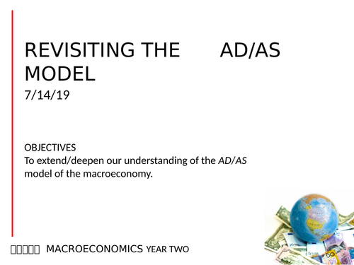 2-C Revisiting the AD-AS Model AQA A-level Economics (new spec) MACRO ...