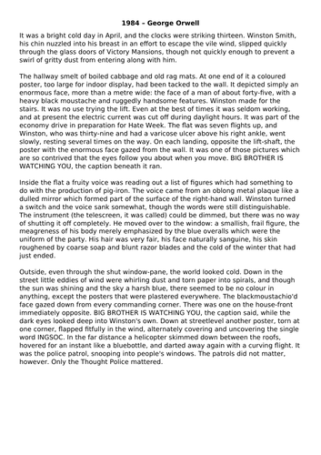 Dystopia and Utopia with 1984 extract | Teaching Resources