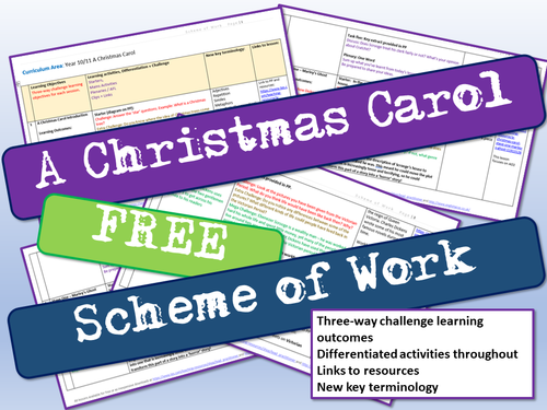 A Christmas Carol Scheme of Work | Teaching Resources