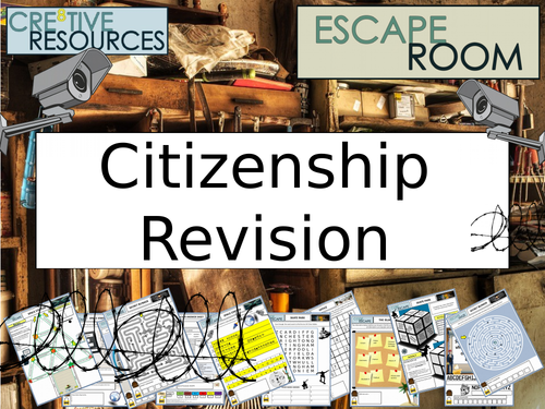 GCSE Citizenship Revision - Escape Room | Teaching Resources
