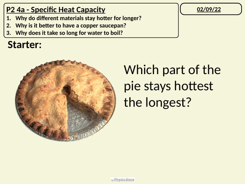 KS4 GCSE Physics AQA P2 Energy Transfer by Heating - All 8 PowerPoints ...