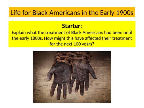 Black Civil Rights - 4 lessons | Teaching Resources