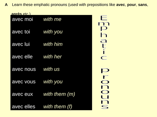 Studio AQA GCSE French, pp. 10/11, A comme amitié | Teaching Resources