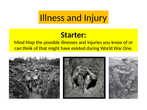 Medicine on the Western Front - Historical Environment - Edexcel GCSE ...