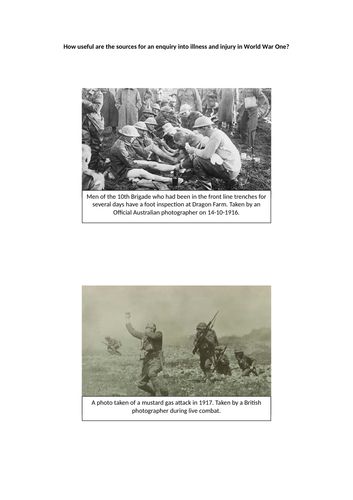 Medicine on the Western Front - Historical Environment - Edexcel GCSE ...