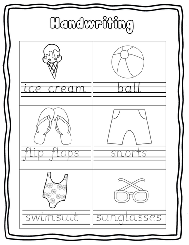 All about my summer activity book - Reception / Year 1 | Teaching Resources