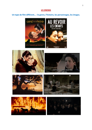 BUNDLE ON Au Revoir Les Enfants | Teaching Resources