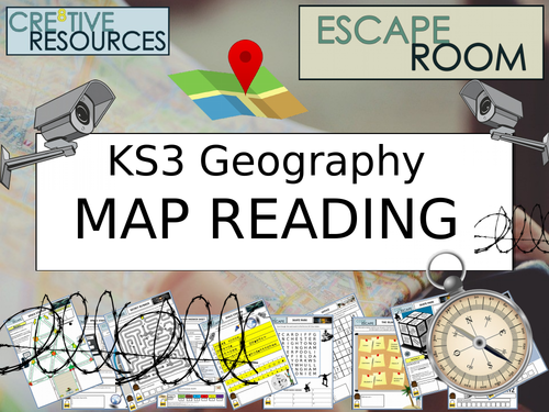 Map Reading Escape Room - Geography Transition | Teaching Resources