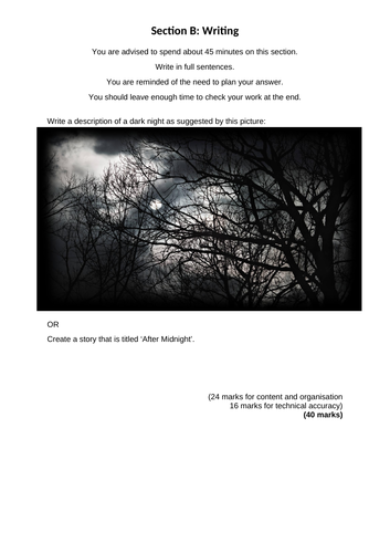 Gothic creative writing | Teaching Resources